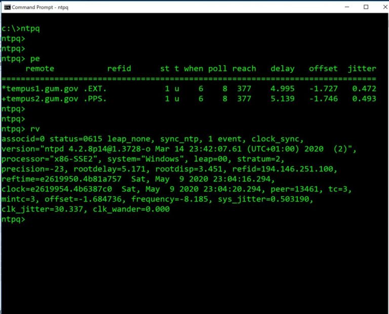 免费服务器&客户端windows（NTP） – 虹科网络安全