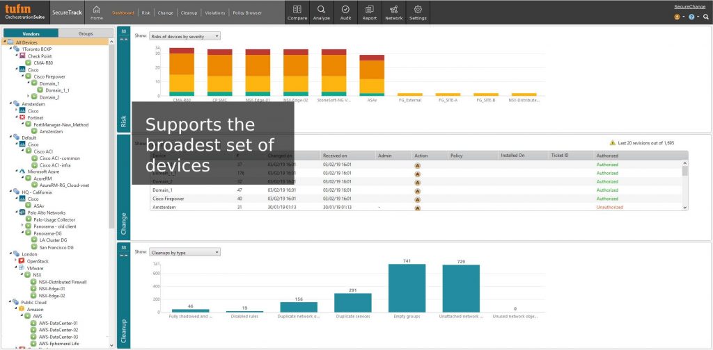 SecureTrack防火墙和安全策略管理 – 虹科网络安全
